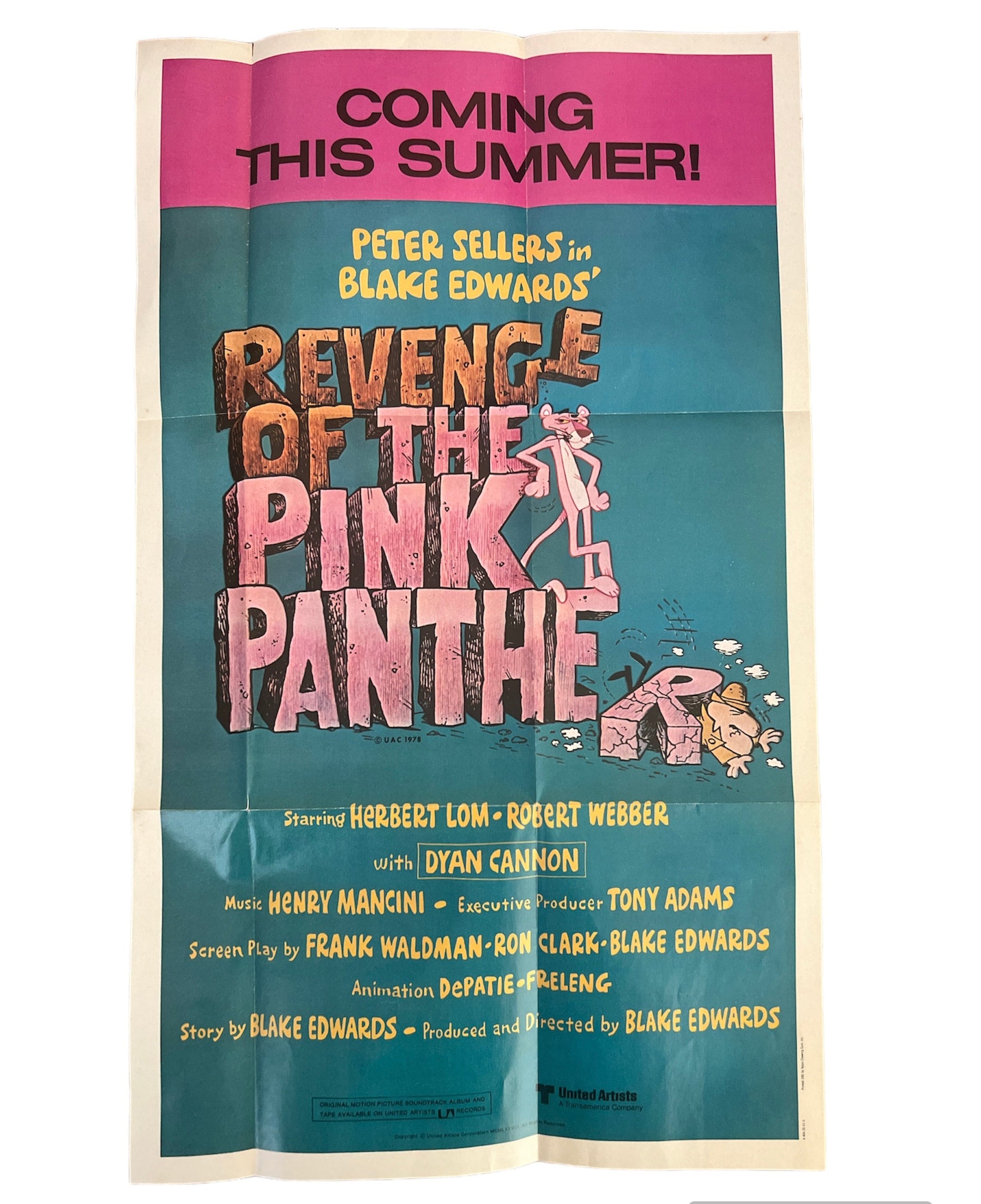 Revenge of the Pink Panther Mini-Poster 1980s | Schreck Collect LLC